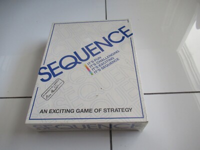 Vintage SEQUENCE Board Game Brand New - Unopened/Sealed GREAT PRICE ...