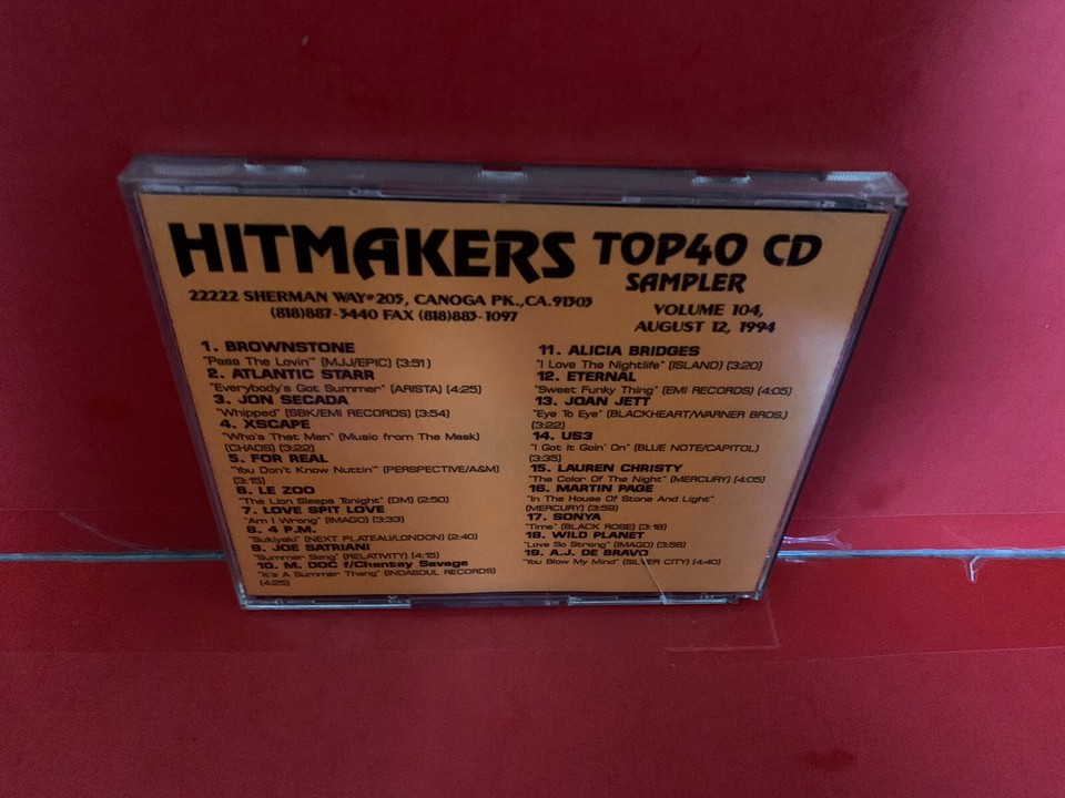 Promo Only - Hitmakers - Volume 104 - August 12, 1994 - CD | eBay