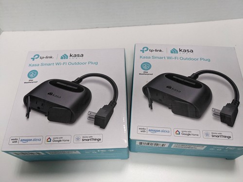 TP LINK Kasa Smart Outdoor Wi-Fi Outlet - IP64 Weather Resistant 2 ...