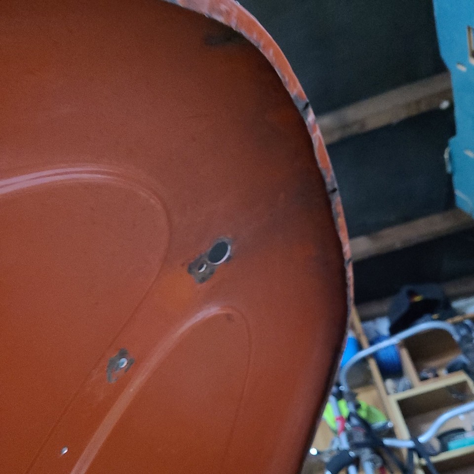 Classic VW beetle bonnet 1971 (1300) with vents. original paint ...