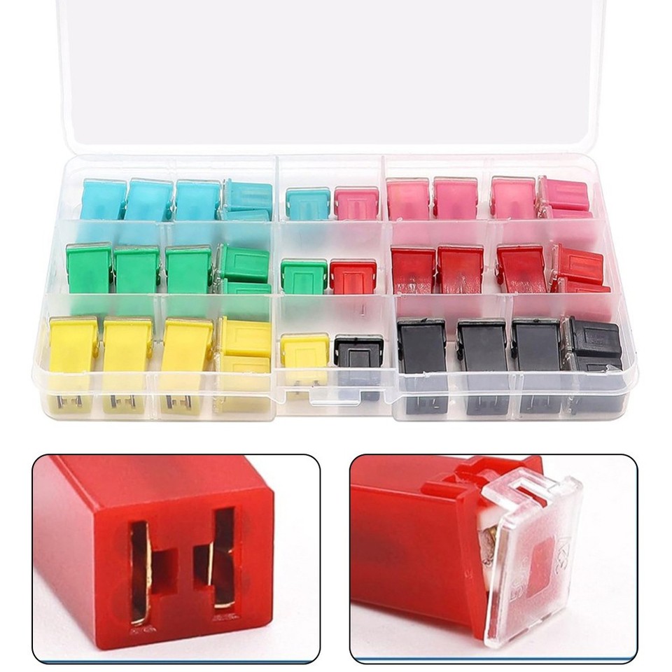 Fuse Assortment Copper Contacts Plastic Housing Flame Resistant ...