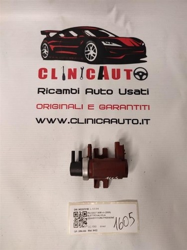 ELETTROVALVOLA CONVERTITORE DI PRESSIONE PER PEUGEOT 3008 Serie ...