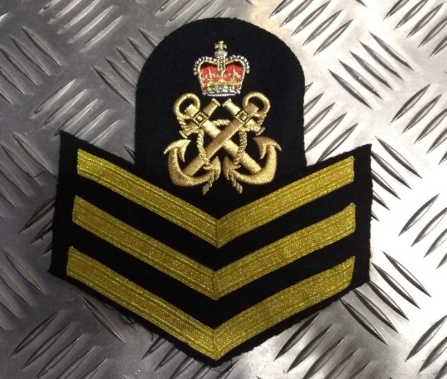 ROYAL NAVY Chief Petty Officer Lapel badge | eBay