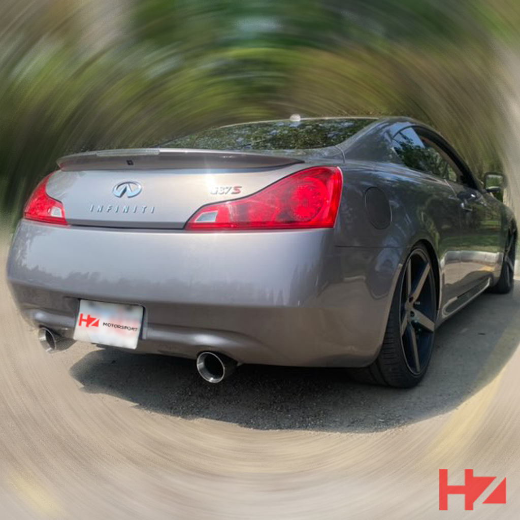 Light Weight Resonated Axle Back for a 2008-2013 Infiniti G37 Coupe ...