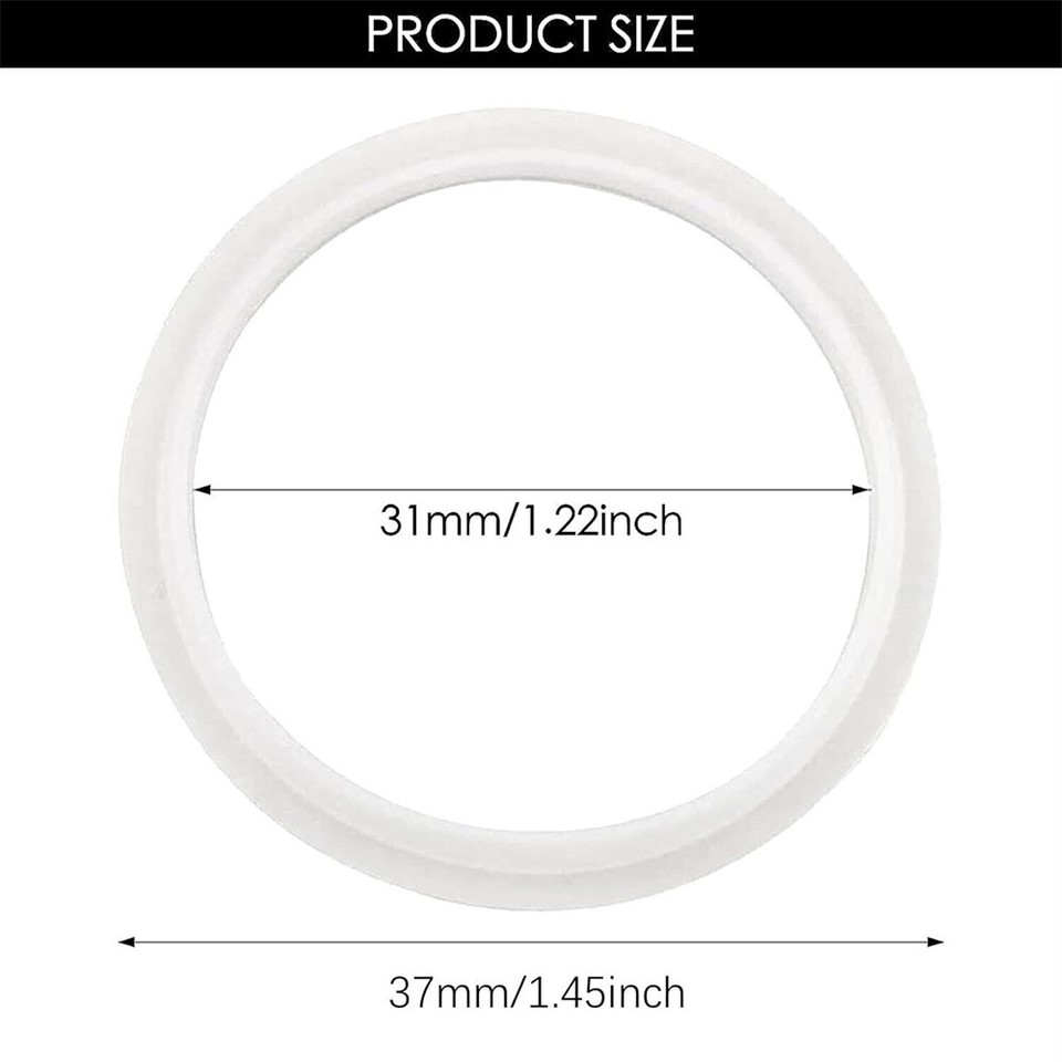 2 Pack Sink Waste Basin Plug Ring Seal Click Clack Bathroom Pop-Up ...