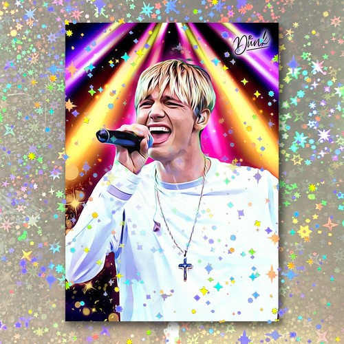 Nick Carter Holographic Headliner Sketch Card Limited 1/5 Dr. Dunk ...
