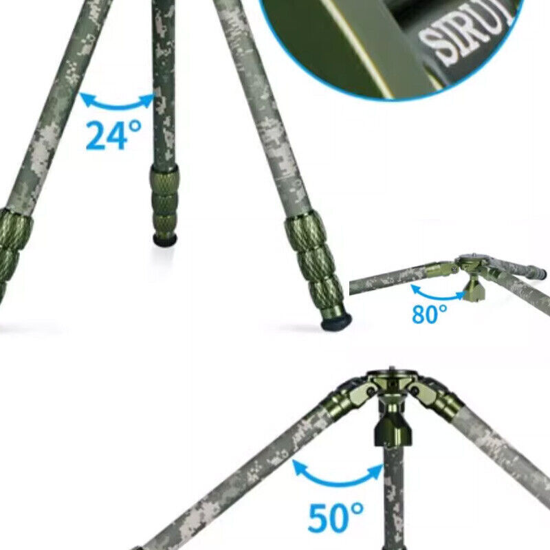Sirui CT-3204 Camo Carbon fiber tripod CH-20 Gimbal Head For Nikon ...