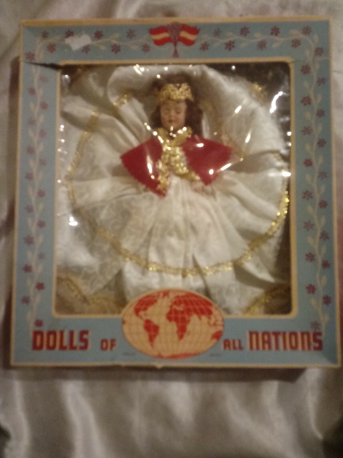 RARE VINTAGE 1950s DOLLS OF ALL NATIONS QUEEN ELIZABETH II CORONATION ...