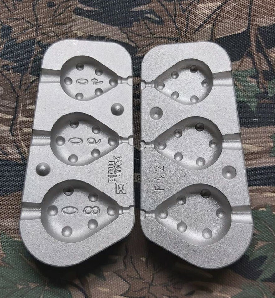 Grip Fishing Moulds Pear Bomb lead weight mould carp ledgering Cheap ...