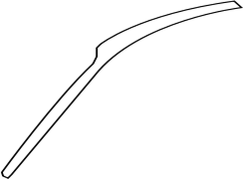 75543-42010 Toyota Moulding, windshield, outside no.2 rh 7554342010 ...