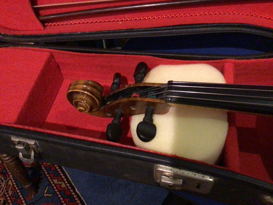 Good quality Small Viola 15 1/4 inch back Made in Hungary With Case ...