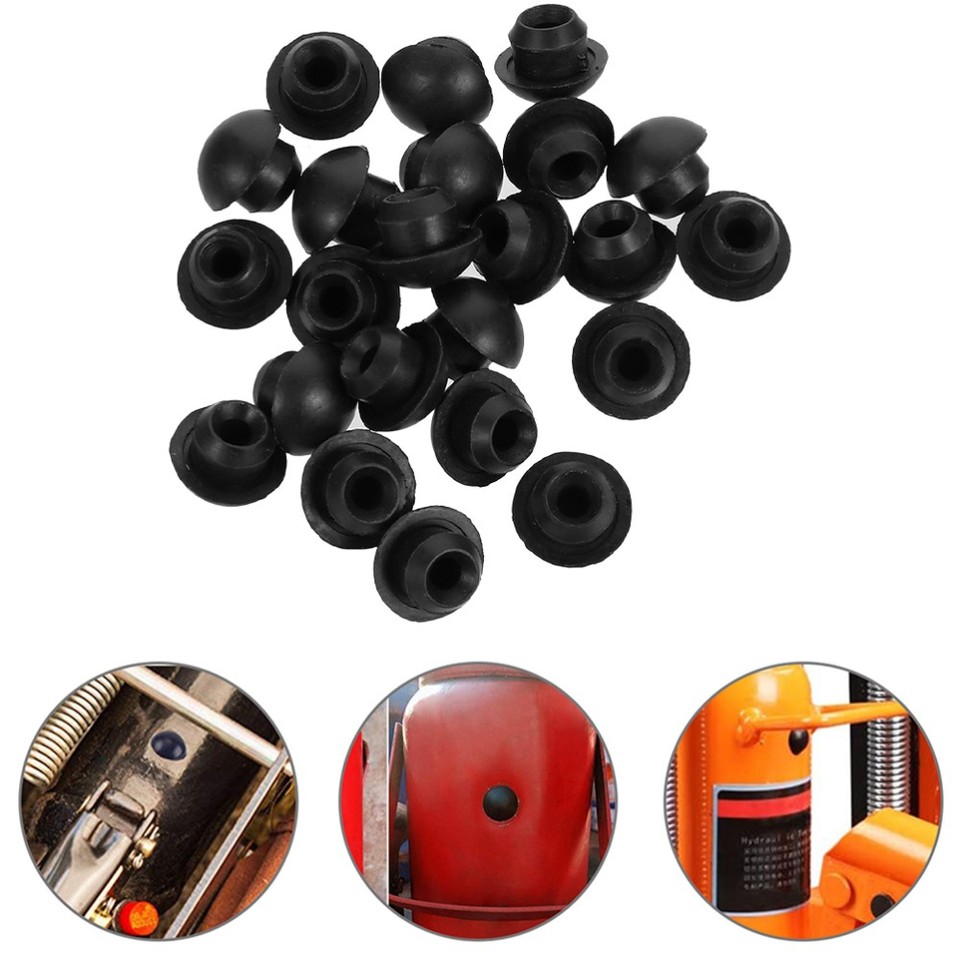 40 Pcs Waterproof Oil Reservoir Plug Rubber Filler Plugs Hydraulic Jack ...