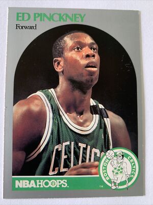 1990-91 NBA Hoops Basketball Card #47 Ed Pinckney Boston Celtics NmMt ...