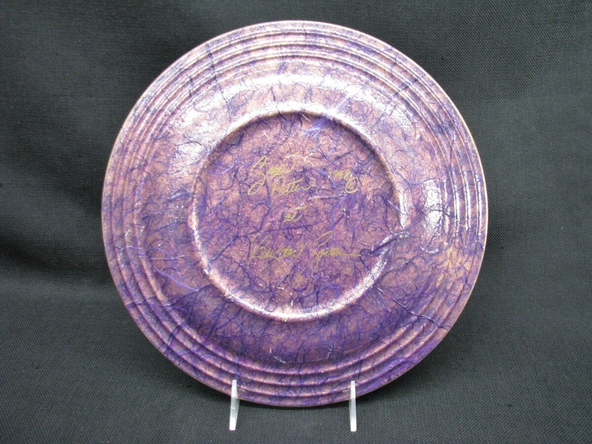 4 New Scott Potter 12" Chargers/Plates Ornamental Designs Decoupage ...