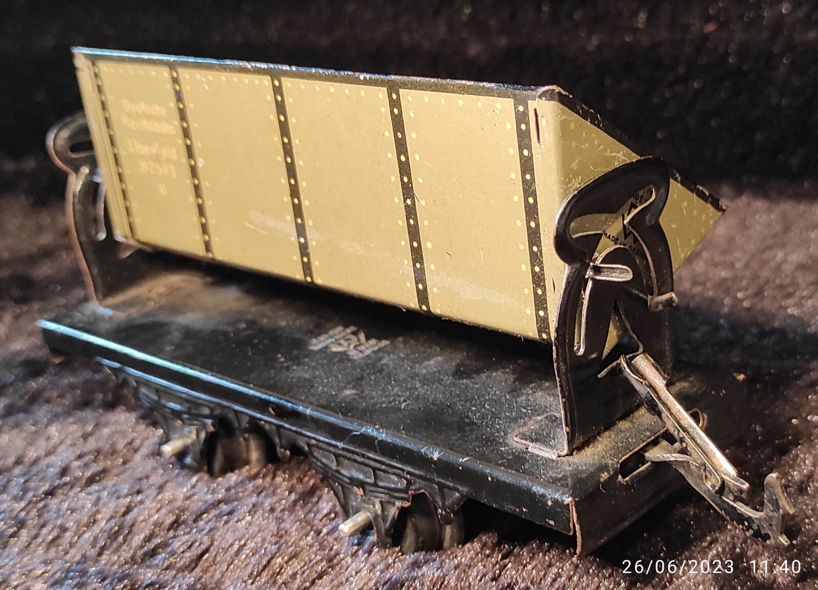 Eisenbahn Spur 0 Blechspielzeug Ende 20er Jahre Bing Fandor Bub Doll ...