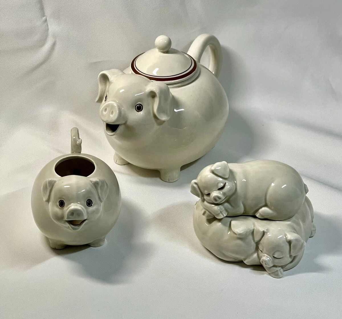 Fitz And Floyd Teapots Pig