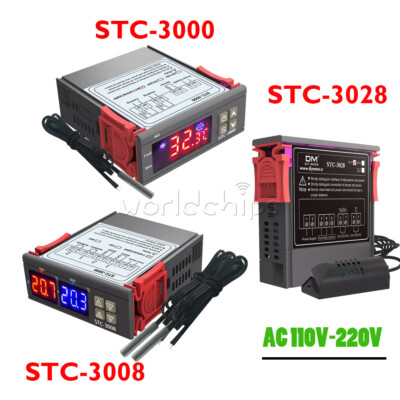 Thermostat Temperature Controller NTC Sensor Probe STC-3000 /STC-3008 ...