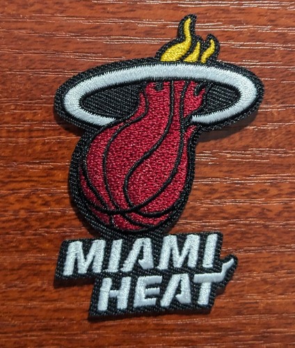 Miami Heat Patch 2.5x1.5" NBA Basketball Sports League Embroidered Iron ...