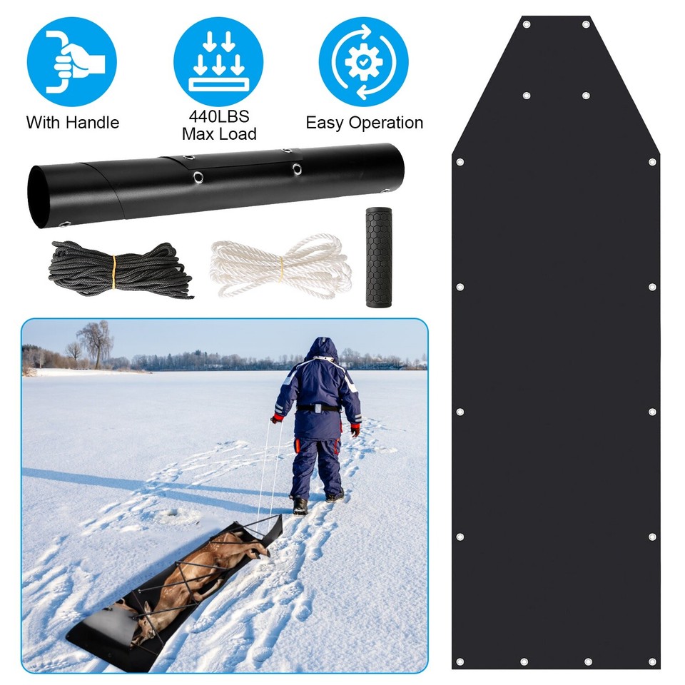2Pcs Deer Drag Sleds Deer Game Hauler Multi-Purpose Utility for Hauling ...