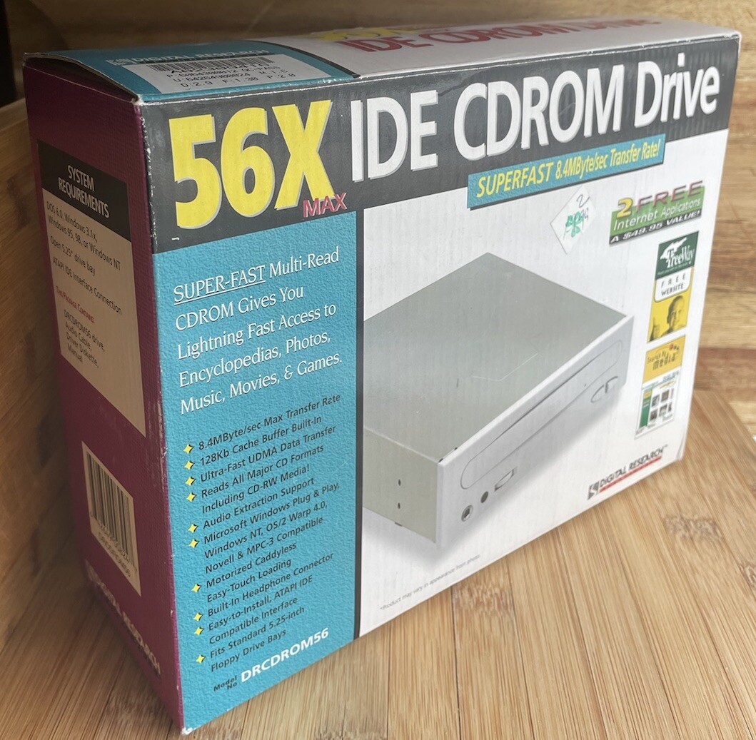 New In Box Digital Research 56X IDE CDROM Drive | eBay