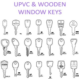 UPVC / Wooden Window Locks / Handle Key Spare Keys -Cotswold-WMS-ERA ...