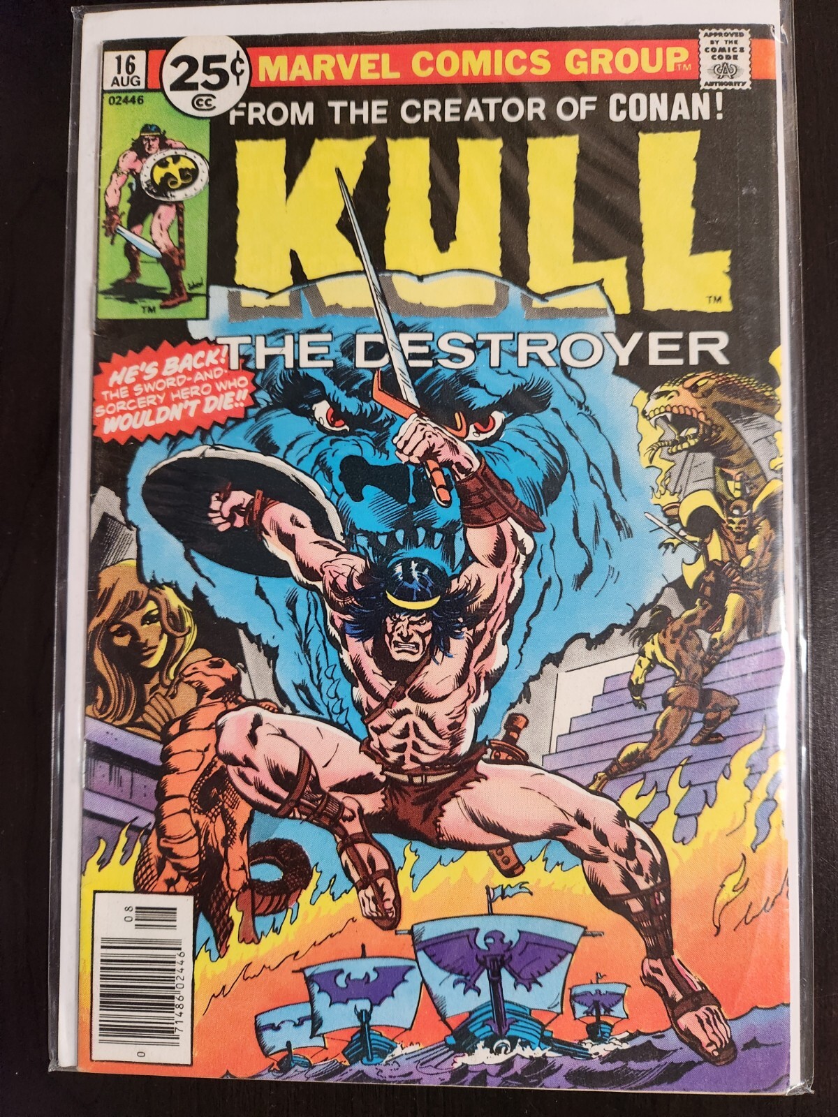 Kull The Destroyer #16 Marvel Comics 1976 FN/VF | eBay