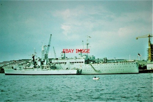PHOTO HMS DEFIANCE MAIDSTONE CLASS SUBMARINE DEPOT SHIP AT DEVONPORT ...