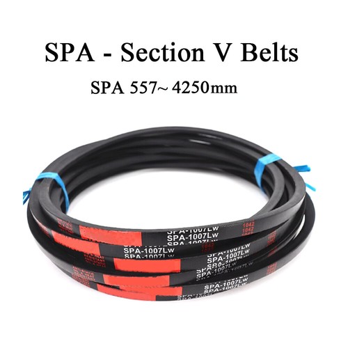 SPA Section V Belts (SPA Rubbe Drive Belt 12.7mmx10mm V Belt-Size In mm ...