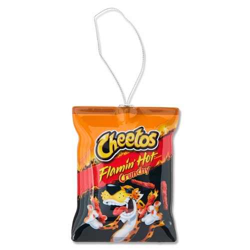 Flamin' Hot Cheetos Christmas Ornament Orange Plastic 4" Tall LIMITED ...