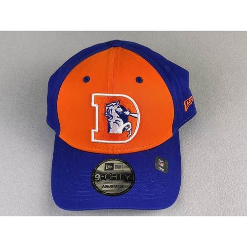 New Era 9FORTY Denver Broncos Blue Orange Adjustable Hat NFL | eBay