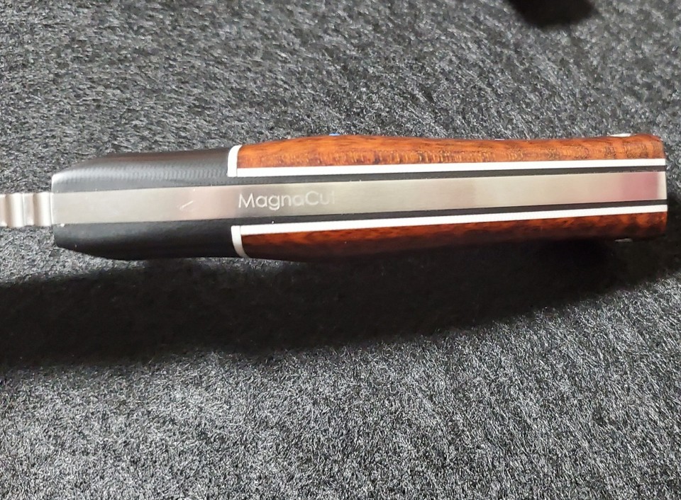 ADKnives H55 1/4" MagnaCut Custom Snakewood Scales Leather & Kydex Alex ...
