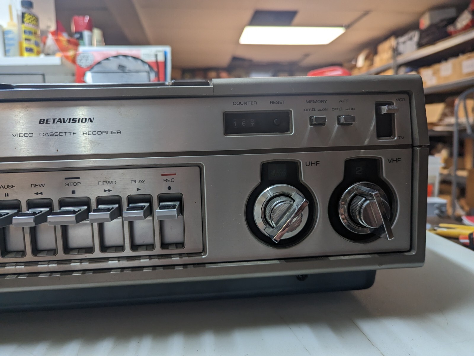RARE Vintage Sears Betamax Betavision VCR Player Recorder Wood Grain ...