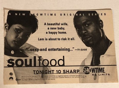 Soul Food Tv Guide Print Ad TPA12 | eBay