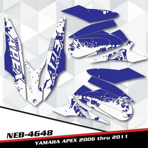 FOR 2006 2007 2008 2009 2010 2011 YAMAHA APEX GRAPHICS KIT DECO WRAP ...