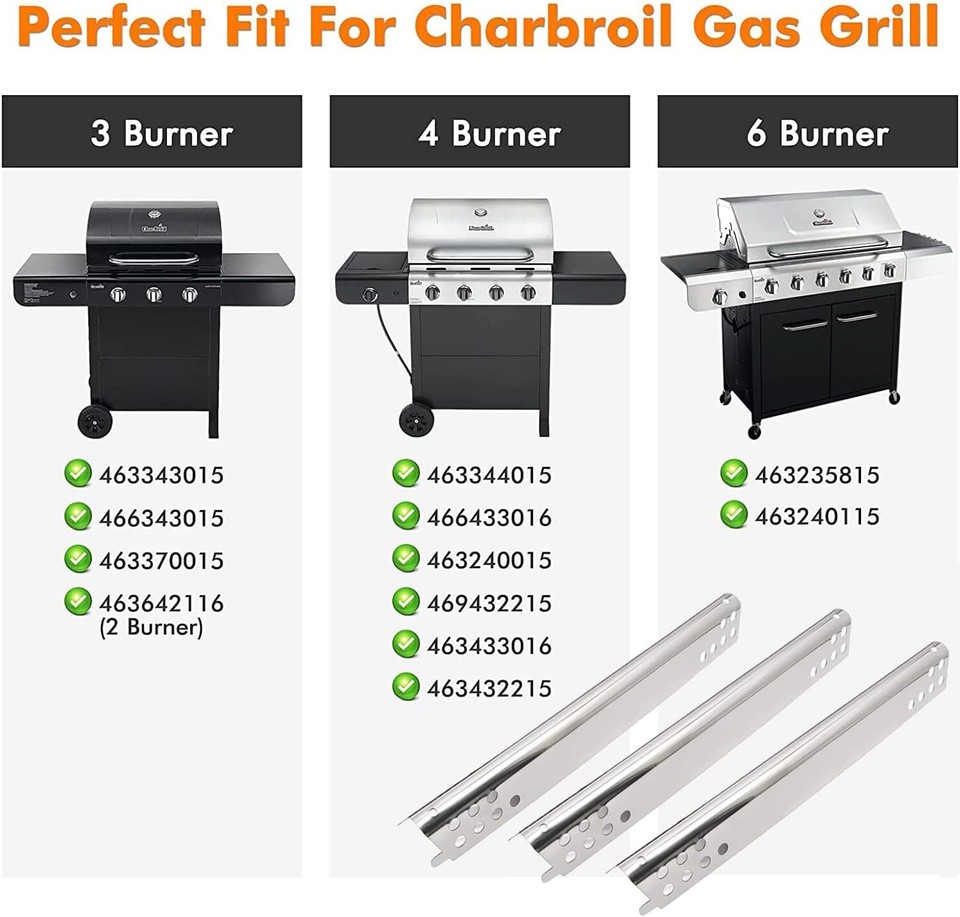 Grill Parts for Charbroil Advantage Series 4Burner 463344015 463432215 ...