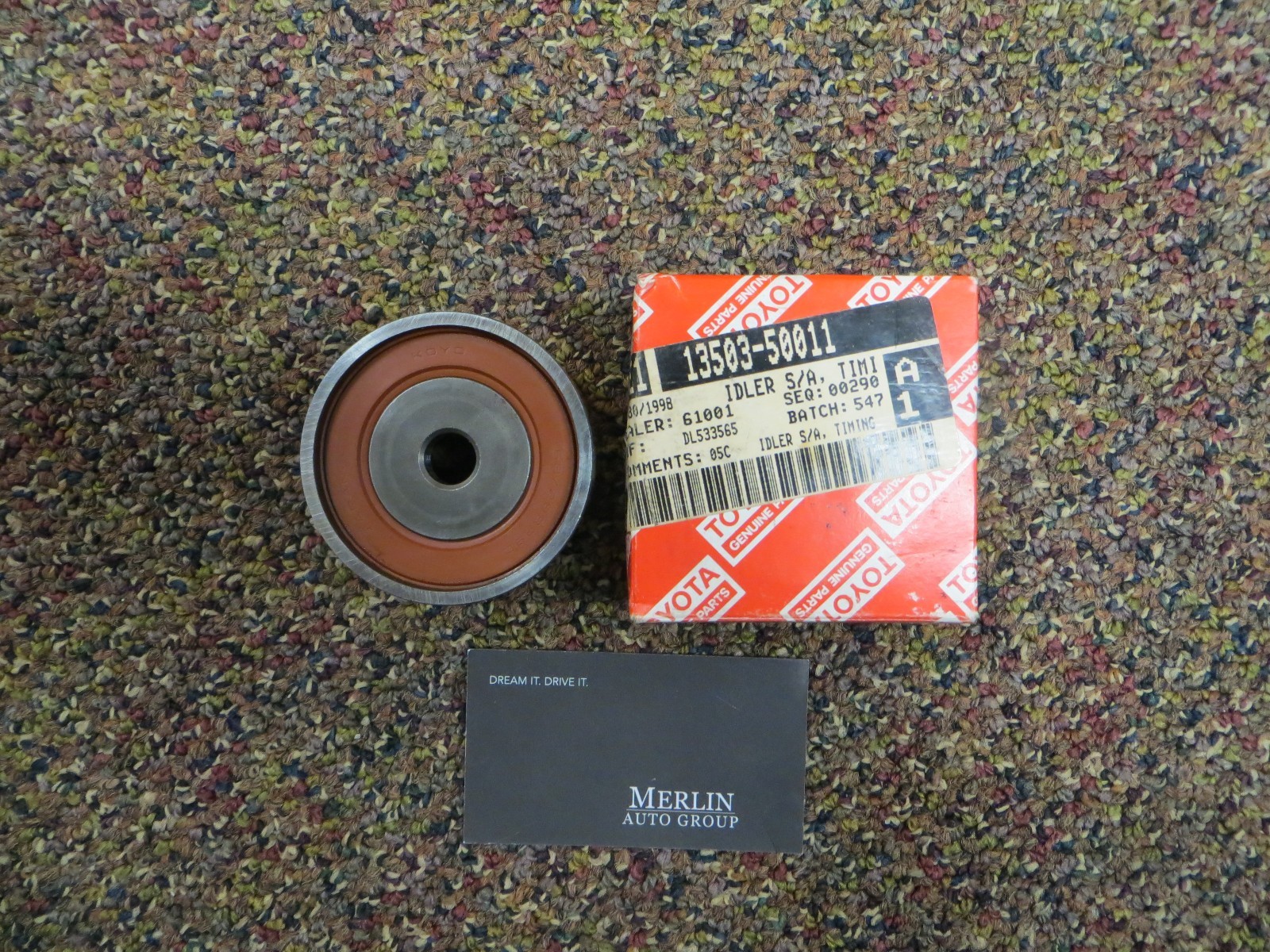 Brand New OEM Toyota Idler Pulley 1350350011 | eBay