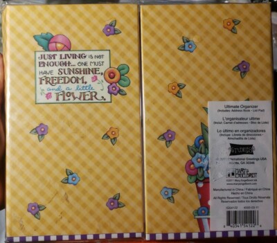 Mary Engelbreit Roses Ultimate Organizer, Addresses Daily Notes ...