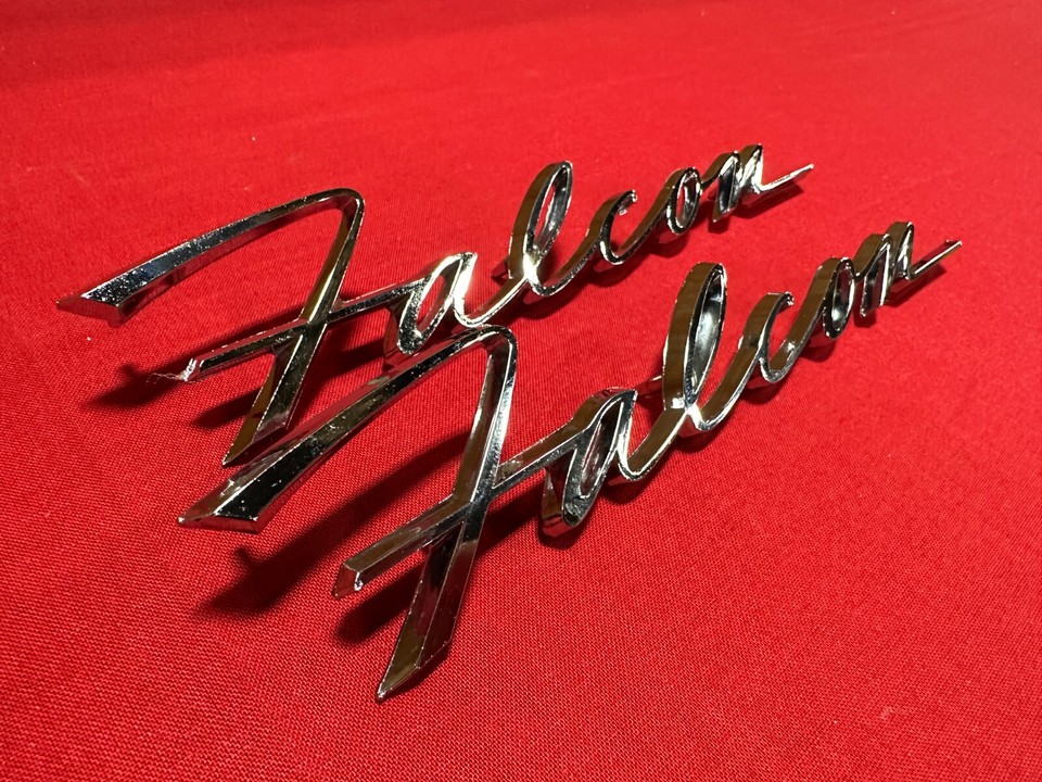 NOS 1963 FORD FALCON QUARTER PANEL EMBLEMS C3DB-62291A36-A FoMoCo 63 | eBay