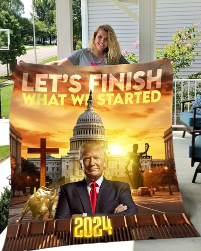 Donald Trump Blanket, Donald Trump Support Gift, Political, Election ...