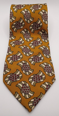 😃Hugo Boss 100% Silk Multicolor Italy Geometric Necktie 57"X3.25 ...