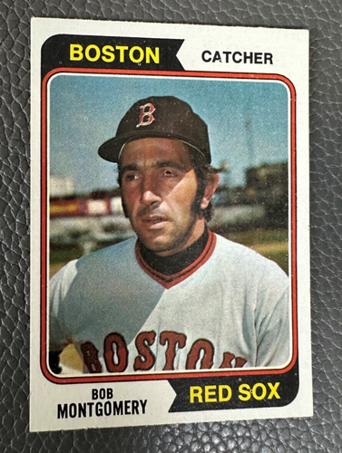 1974 Topps #301 Bob Montgomery Boston Red Sox EX-MT | eBay