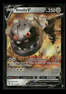 Steelix V 115/185 Vivid Voltage Holo Pokemon Card NM | eBay