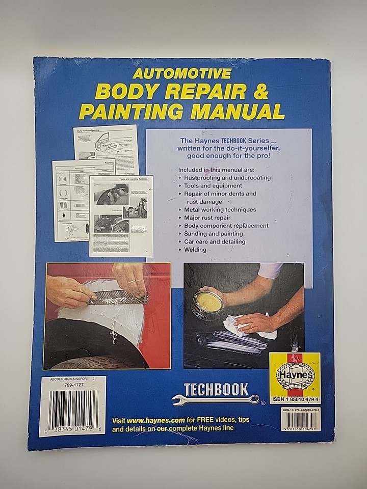 10405 Haynes Techbook Automotive Body Repair & Painting Manual (5E2) | eBay
