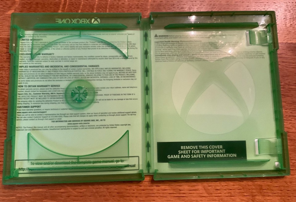 TOMB RAIDER Definitive Edition Xbox One Original Case OPENED UNPLAYED ...