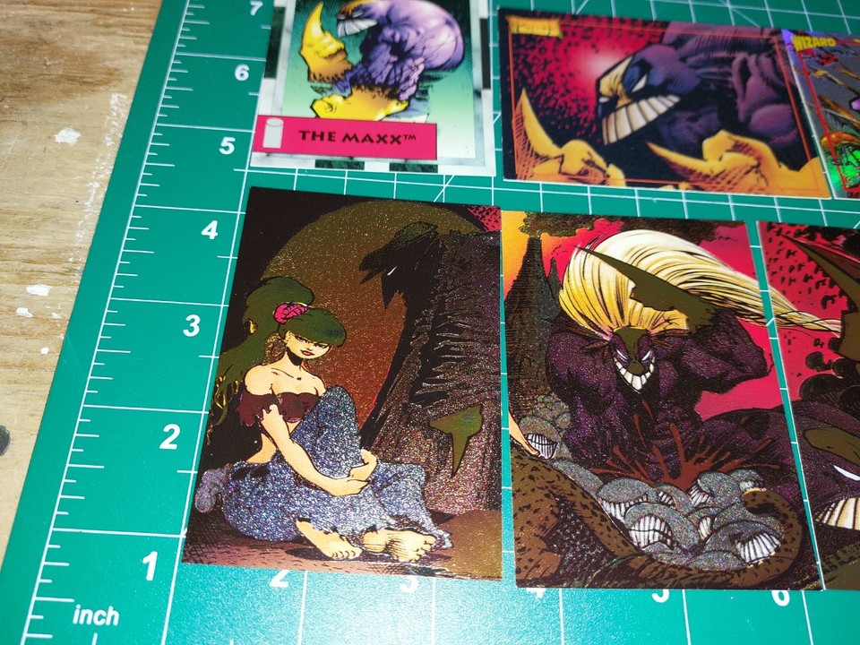 THE MAXX #1-90 Complete Card Set SAM KIETH Topps 1993 + 3x Etched Foil ...