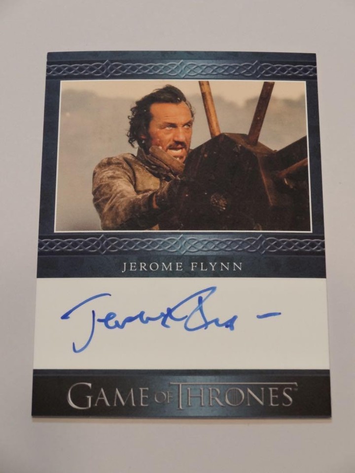 [SC] mc44 Jerome Flynn Autographed Card Game Of Thrones | eBay