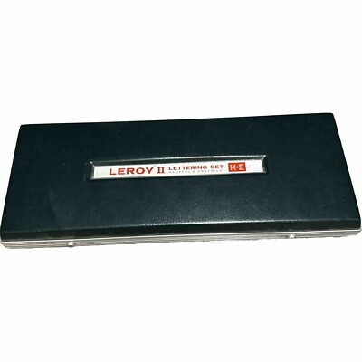 Vintage Leroy II Lettering Set by Keuffel & Esser Co. K&E K-E Drafting ...
