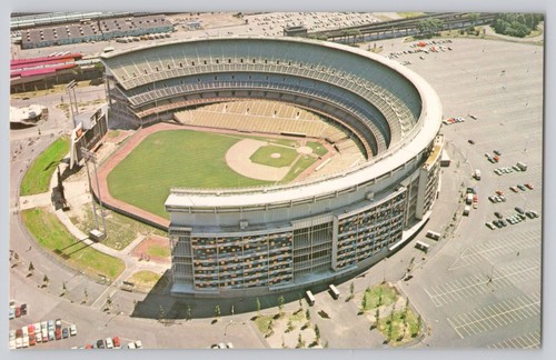 Postcard Aerial View of Shea Stadium New York Mets Baseball Field ...