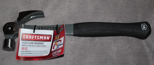 Craftsman 18oz Flex Claw 4 Position Convertible Hammer Comfort Grip ...