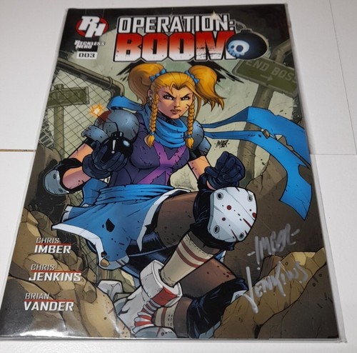 Signed Operation Boom Issue #3 Reckless Hero Chris Imber Chris Jenkins ...